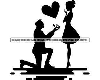 Marriage Proposal Svg | Etsy