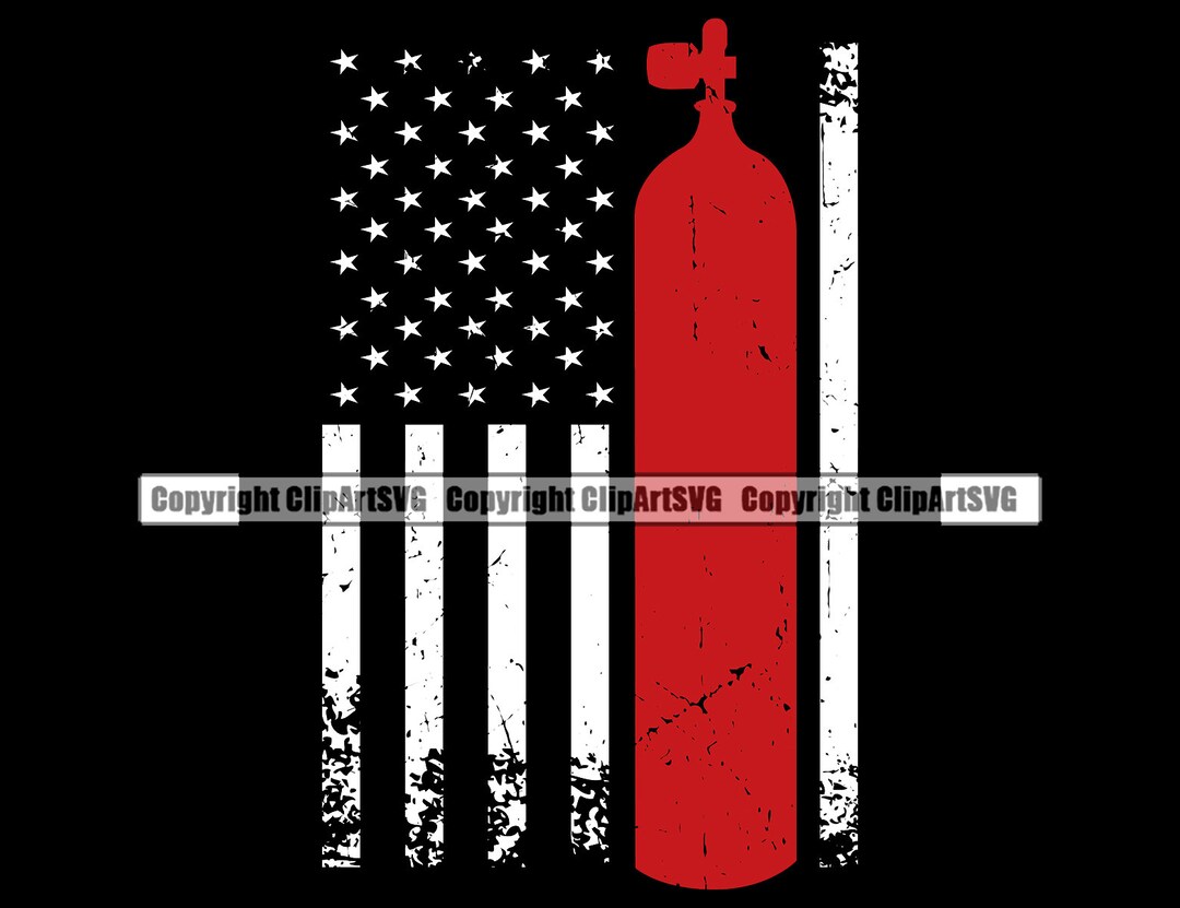 Scuba Diving USA Flag Dive Diver Tank Sailing Sailor Fishing Nautical ...