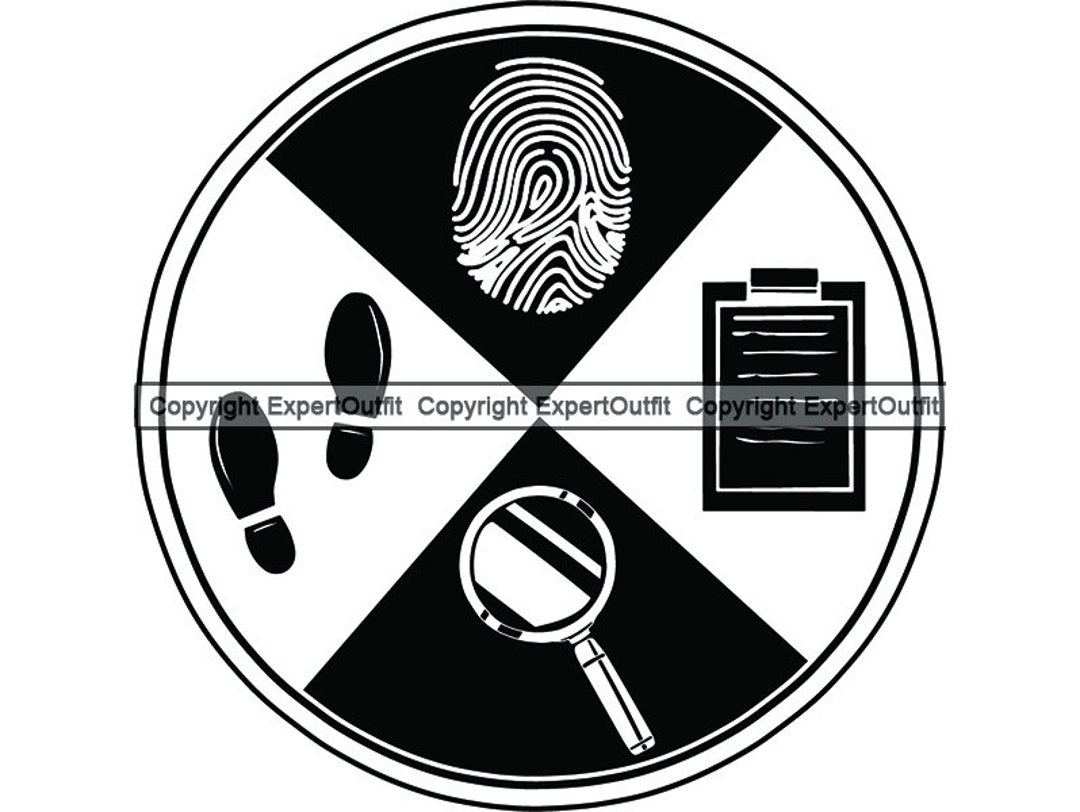 Finger Print Hand Fingerprint ID Identity Palm Reading Law Enforcement ...