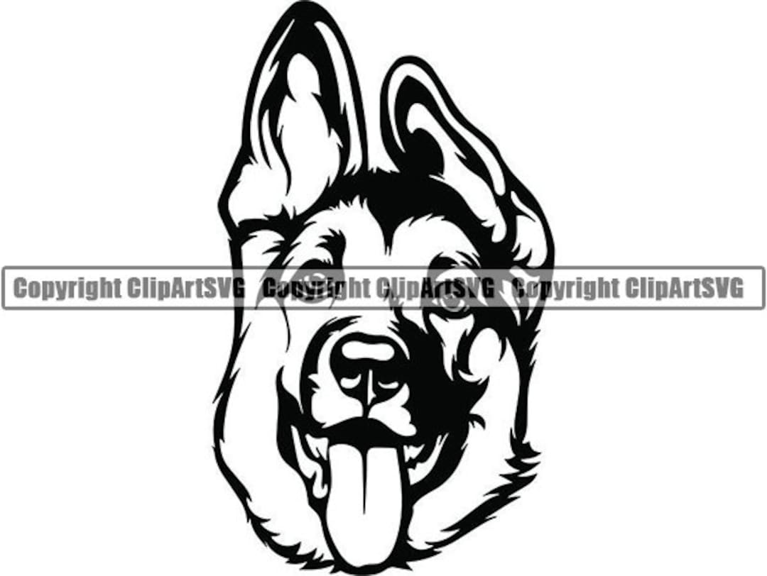 German Shepherd #75 Smiling Dog Breed K-9 Pet Police Cop Law ...
