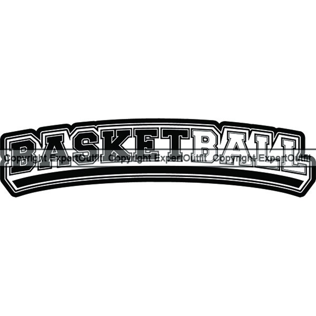 Basketball Sport Ball Print Word Letter Lettering Type Word - Etsy