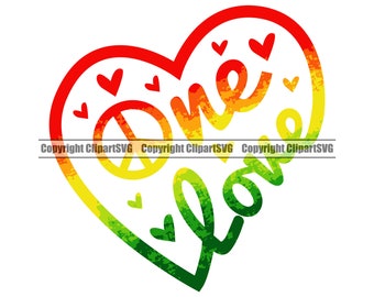 One Love Svg | Etsy