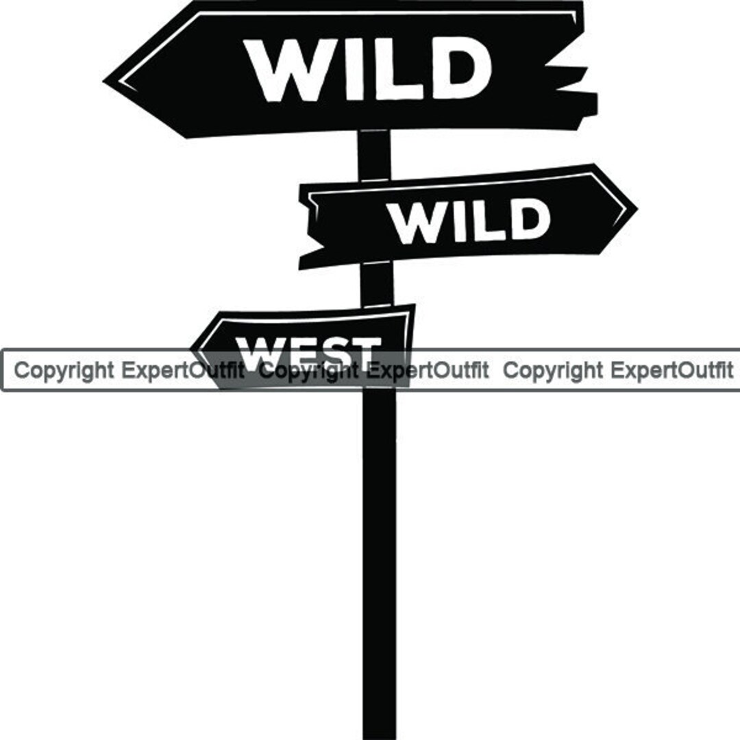 Wooden Wood Sign Post Cowboy Outlaw Country Western Rodeo Ranch Old ...