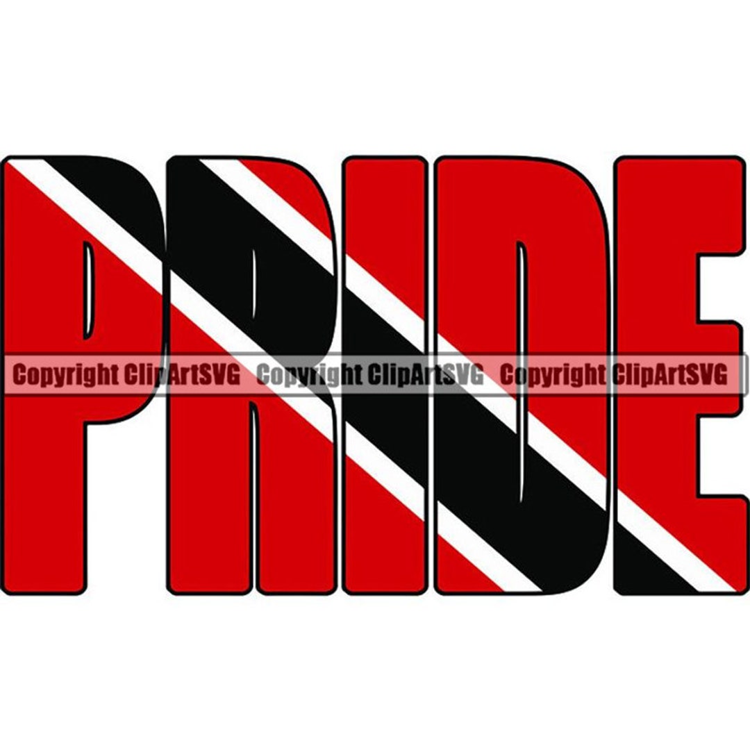 Trinidad and Tobago Pride Flag Caribbean Island Country World National ...