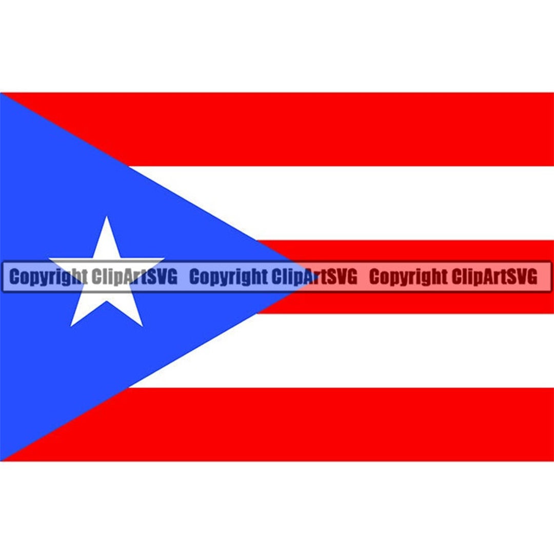 Puerto Rico Rican San Juan Island Country National Nation Flag Symbol ...