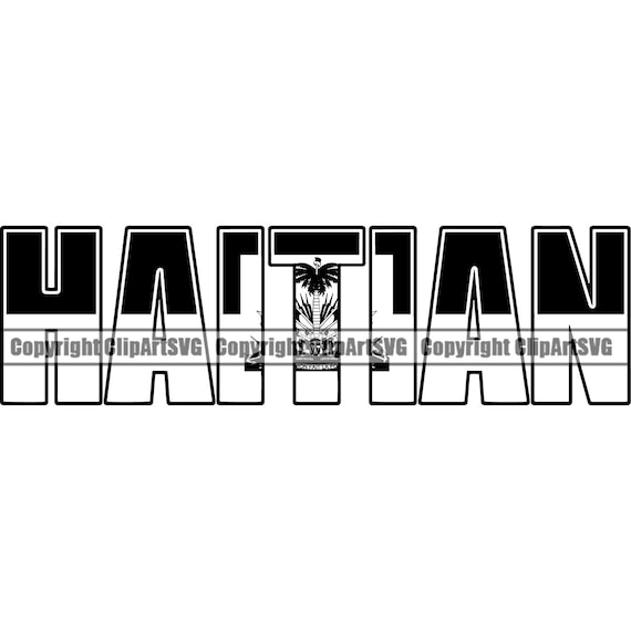 Haiti Haitian Name Word Text Flag Born From Country World - Etsy Australia