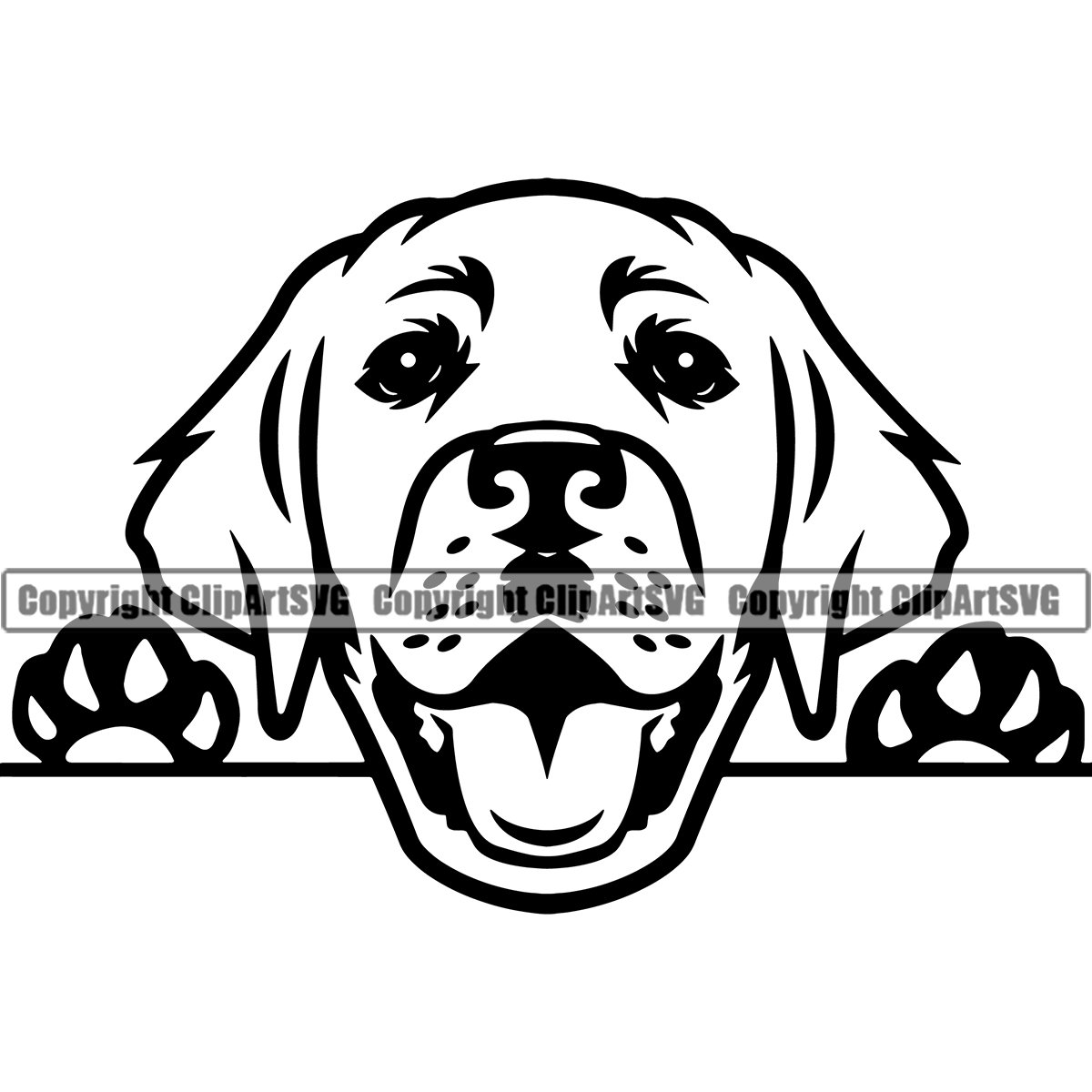 Labrador Dog Peeking Peek-a-boo Breed Happy Face Puppy Animal Pet ...
