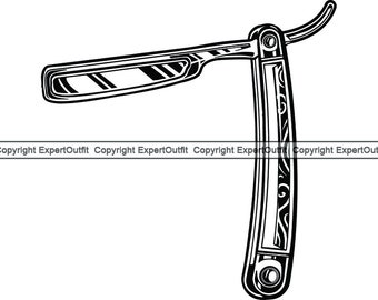 Razor Blade Barber Svg - Etsy