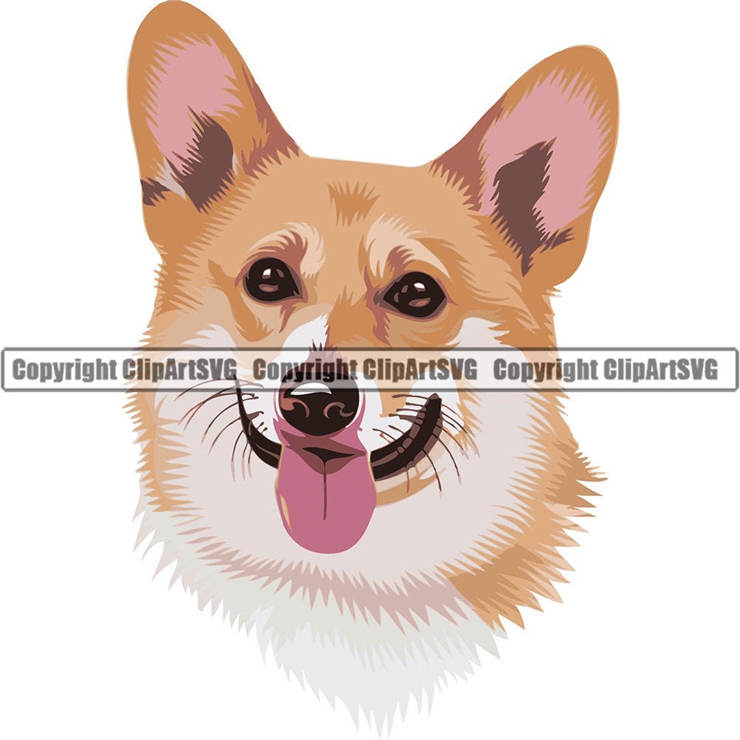 Pembroke Welsh Corgi Dog Breed Head Face Puppy Animal Pet Hound ...