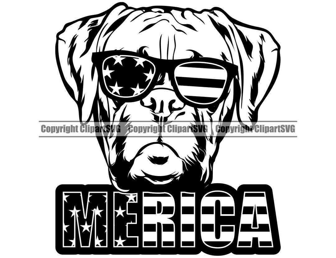 Boxer Dog USA Flag Sunglasses Merica America American Breed Puppy Pet ...