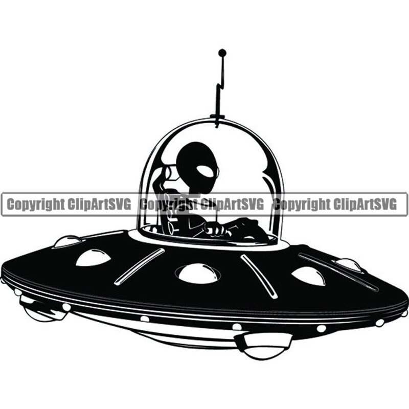 Flying Saucer Svg - Etsy