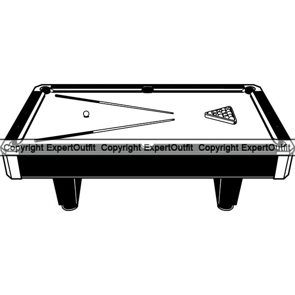 Billiards Table Clipart