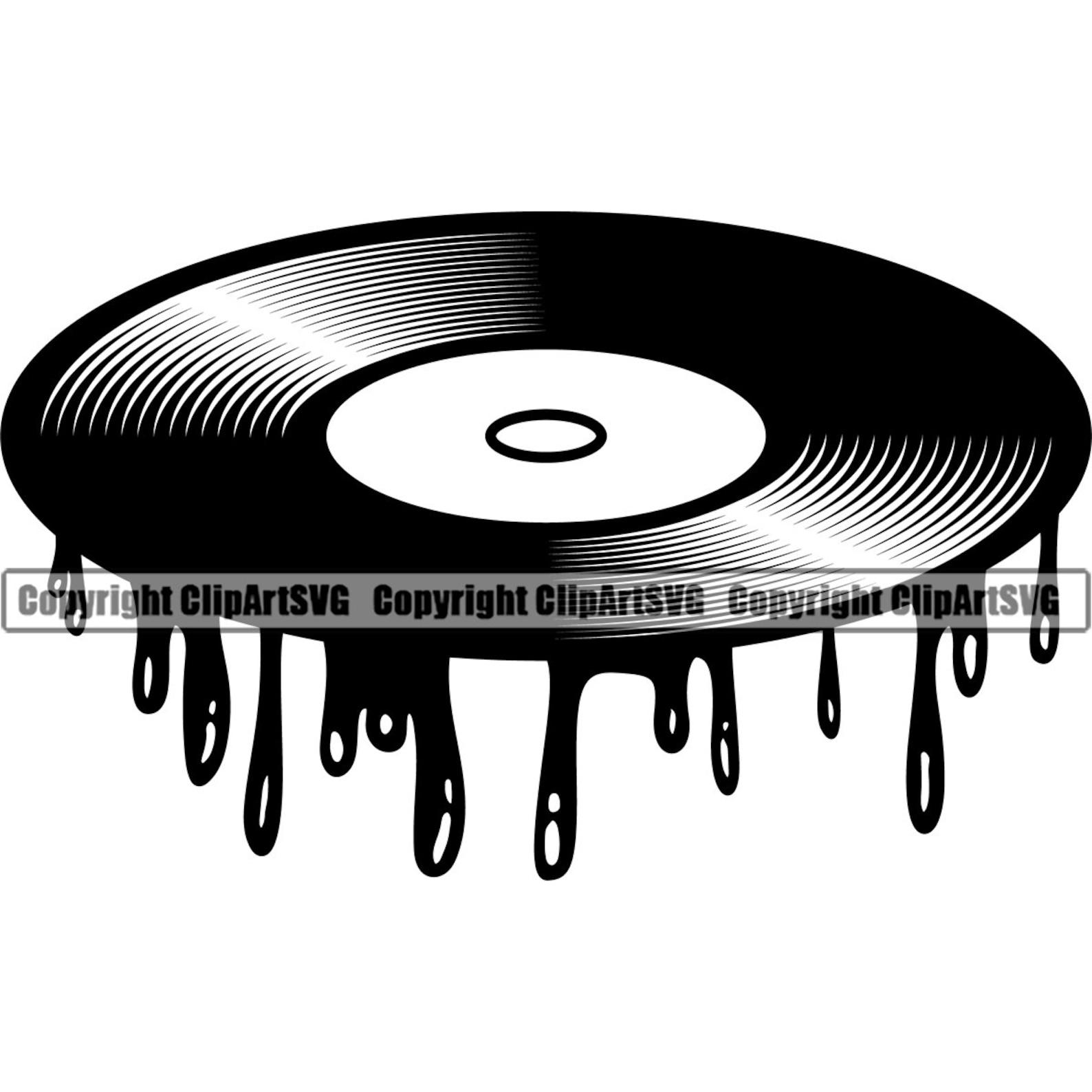 Vinyl Record Album Dripping Drip Music Turntable Player Mixer - Etsy