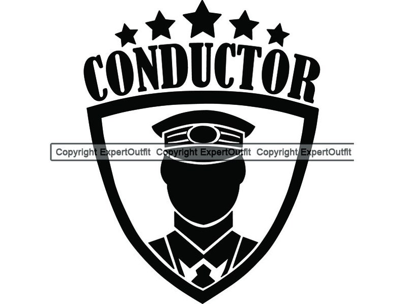 Train Locomotive Steam Engine Conductor Tracks Railroad Railway Vintage ...