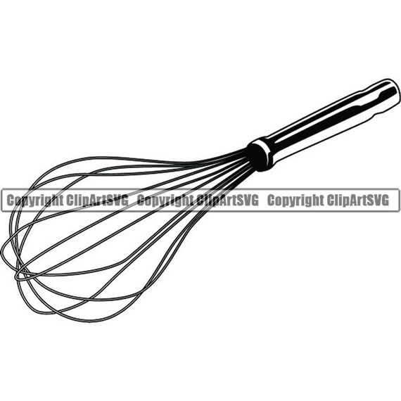 Whisk 1 Kitchen Food Cooking Isolated Tool Cook Utensil Wire | Etsy