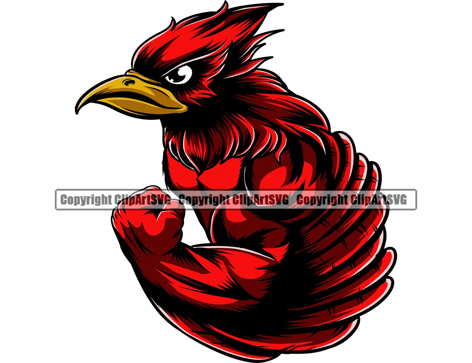 Cardinal Mascot Clipart