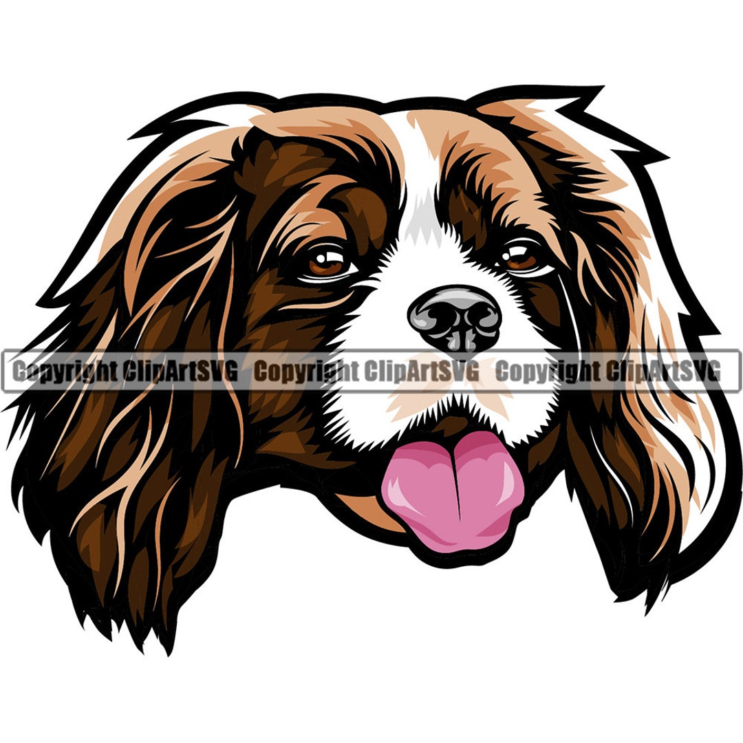 Cavalier King Charles Spaniel Dog Breed Happy Face Puppy Animal Pet ...