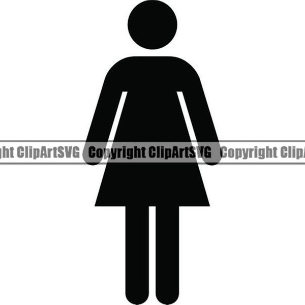 Restroom Clipart Etsy