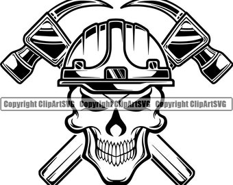 Handyman Skull Logo - Etsy