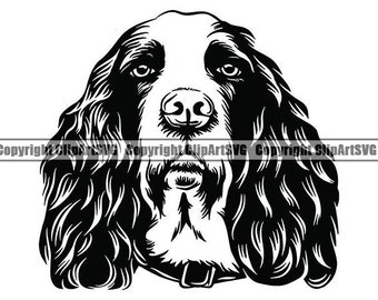 Springer Spaniel Svg | Etsy