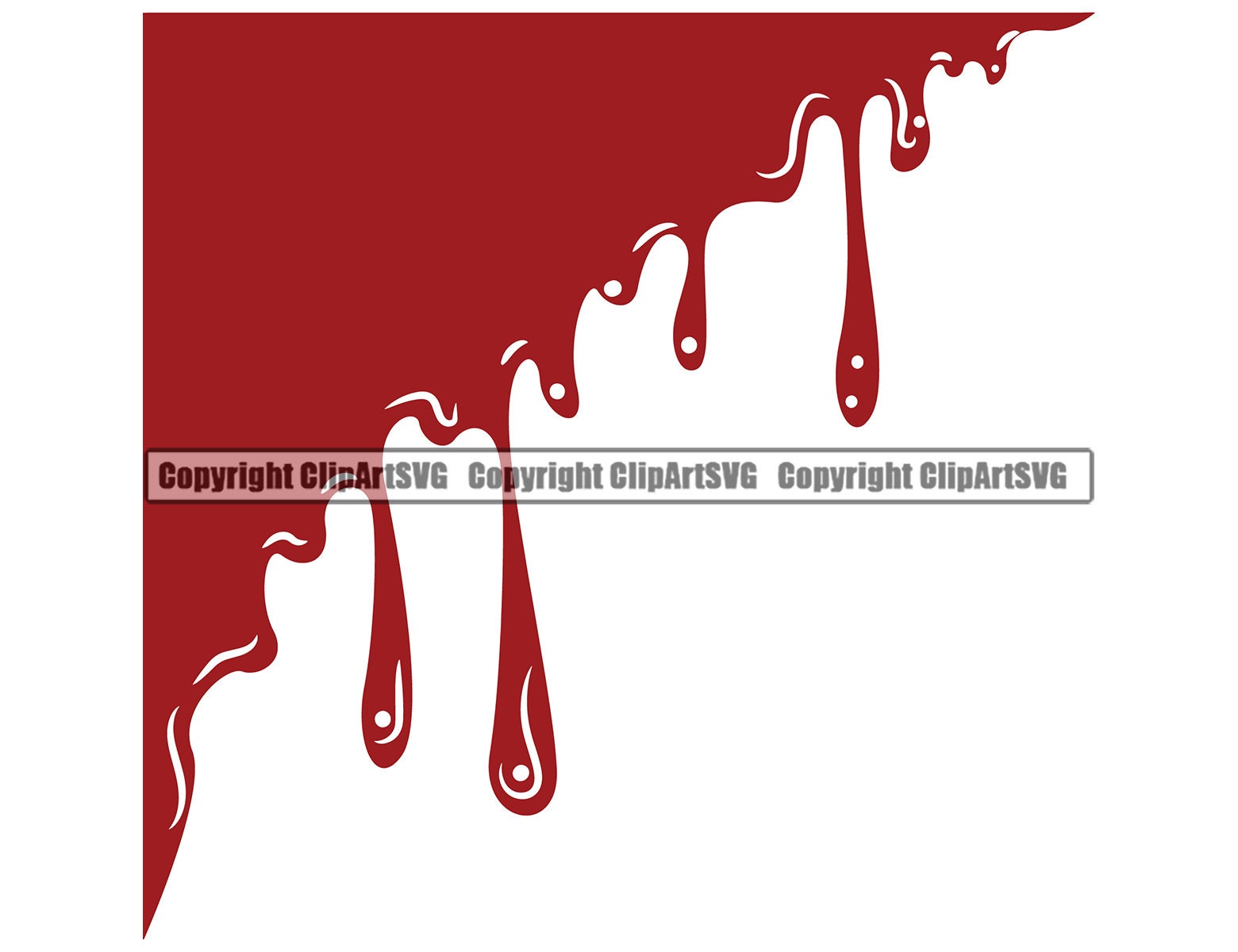 Blood Line Drip Dripping Drop Cut Slice Injury Wound Splatter | Etsy