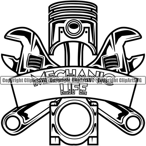 Car Repair Service Logo Mechanic Life Logo Svg Repair Tools - Etsy