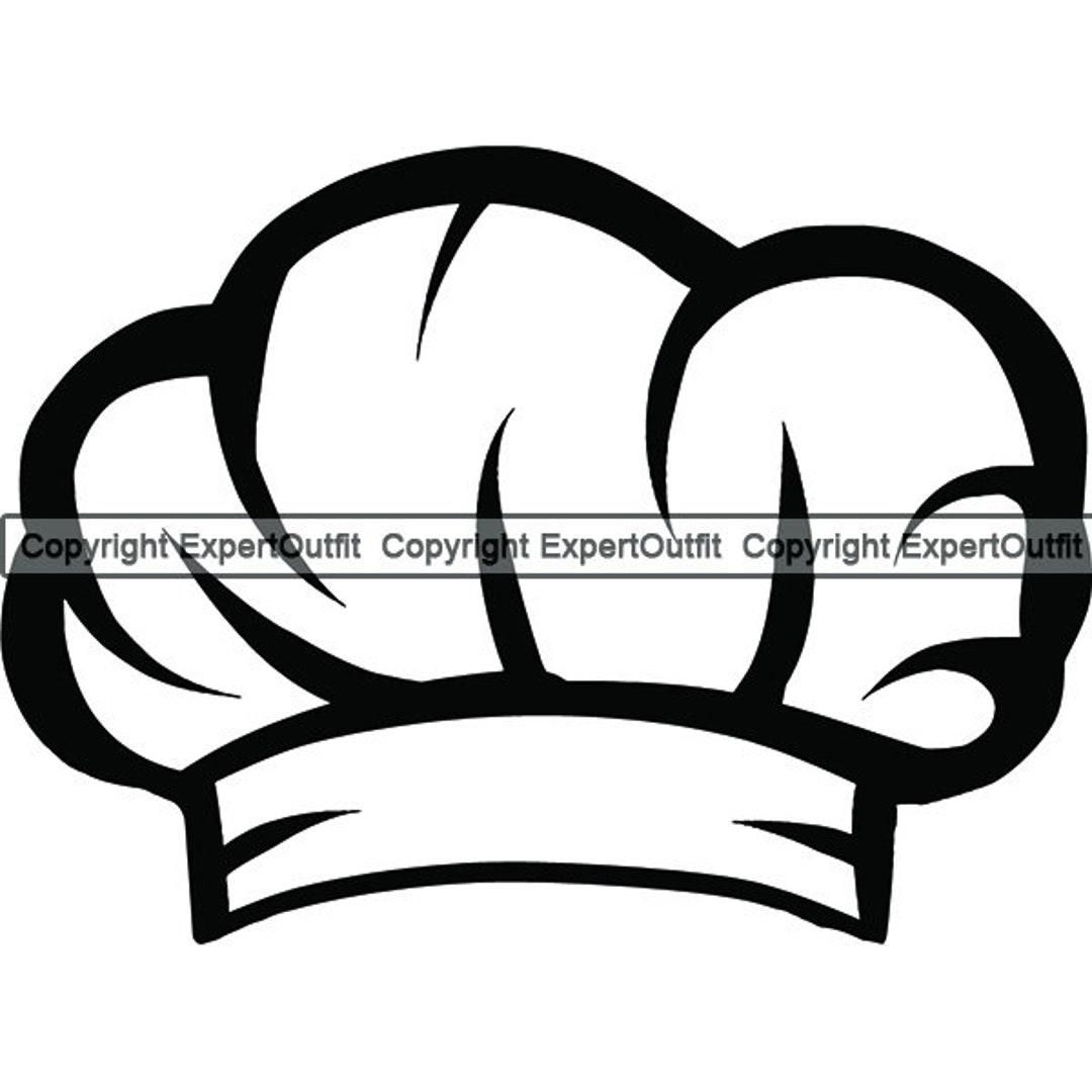 Baker Chef Hat Baking Bake Fire Brick Oven Bread Pie Pastries Cake ...