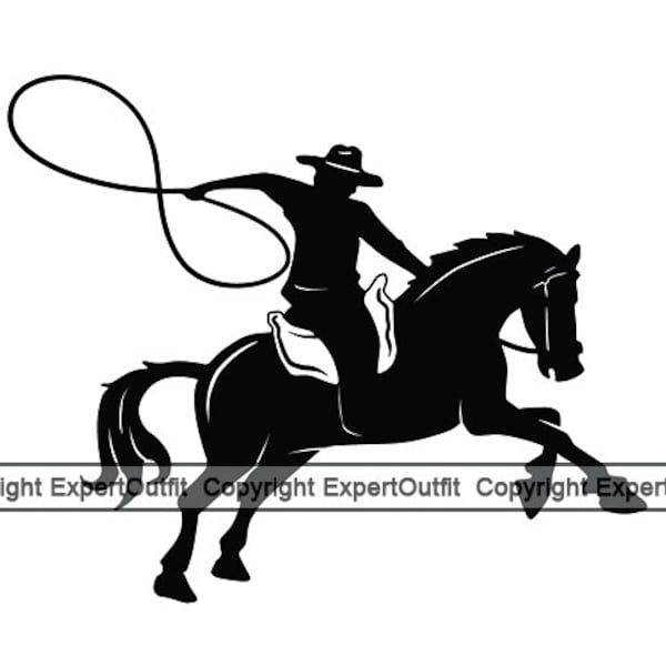 Cowboy Lasso Svg - Etsy Canada
