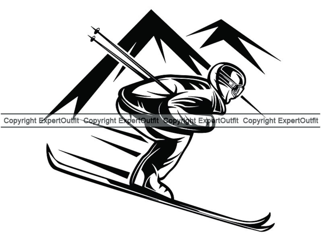 Ski Skiing Winter Sports Skier Cold Athlete Downhill Slope Jump Snow ...