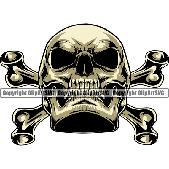 Evil Skull And Crossbones