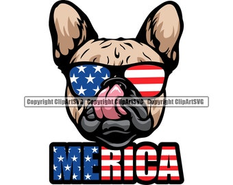 Merica Bulldog Png - Etsy