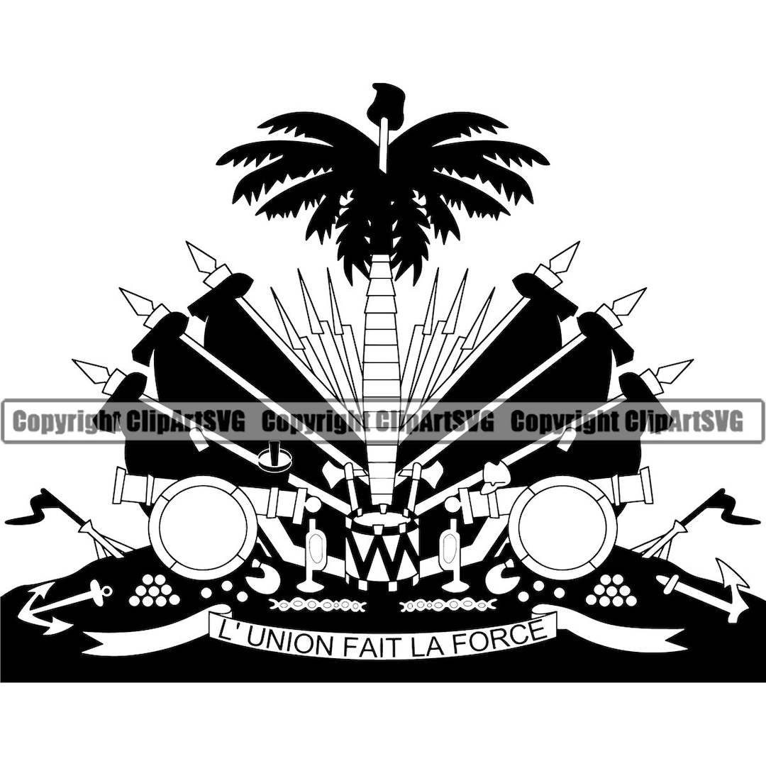 Haiti Haitian Flag Symbol Coat of Arms Freedom Free Country World ...