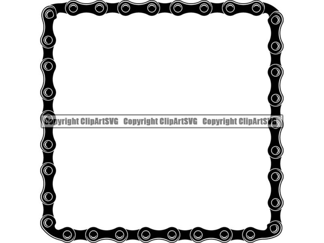 Bicycle Chain Square Border Frame Cycle Cycling Bike Part Race BMX ...
