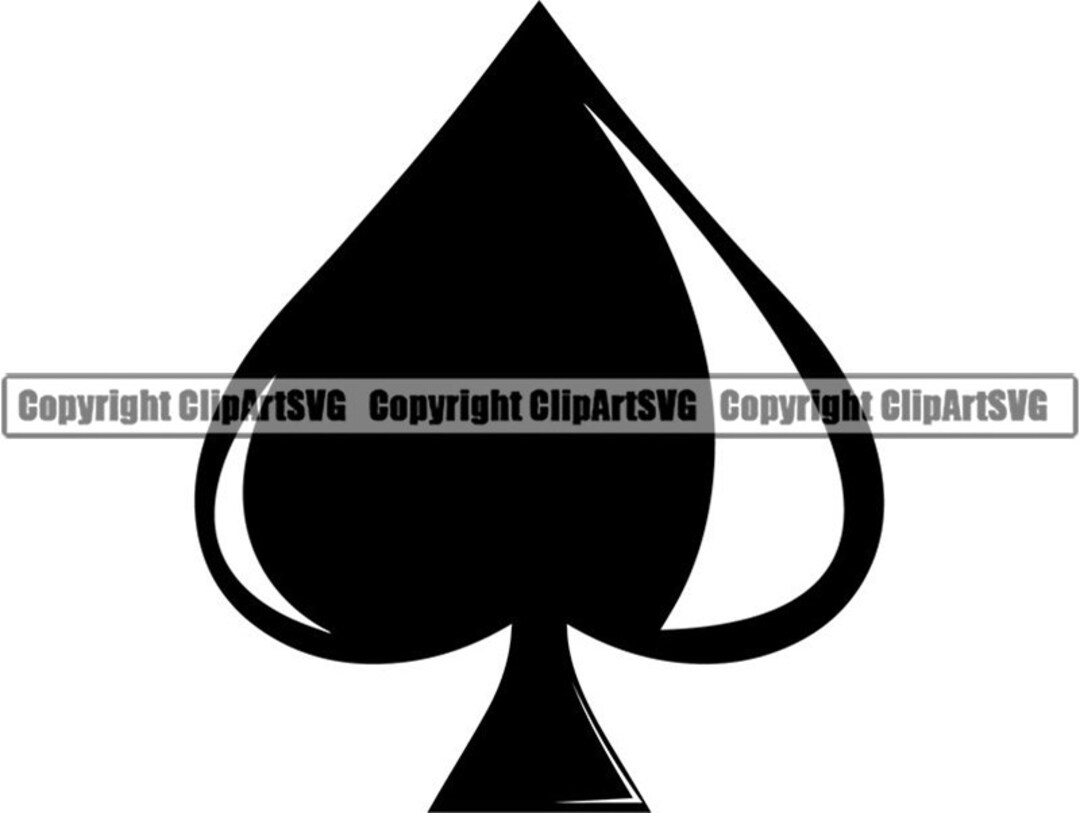 Poker #40 Spades Suit Playing Card Gambling Gamble Casino Bet Betting ...