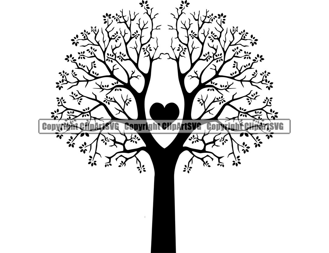 Tree Love Heart Family Care Leaf Nature Grow Plant Life Spring Frame ...