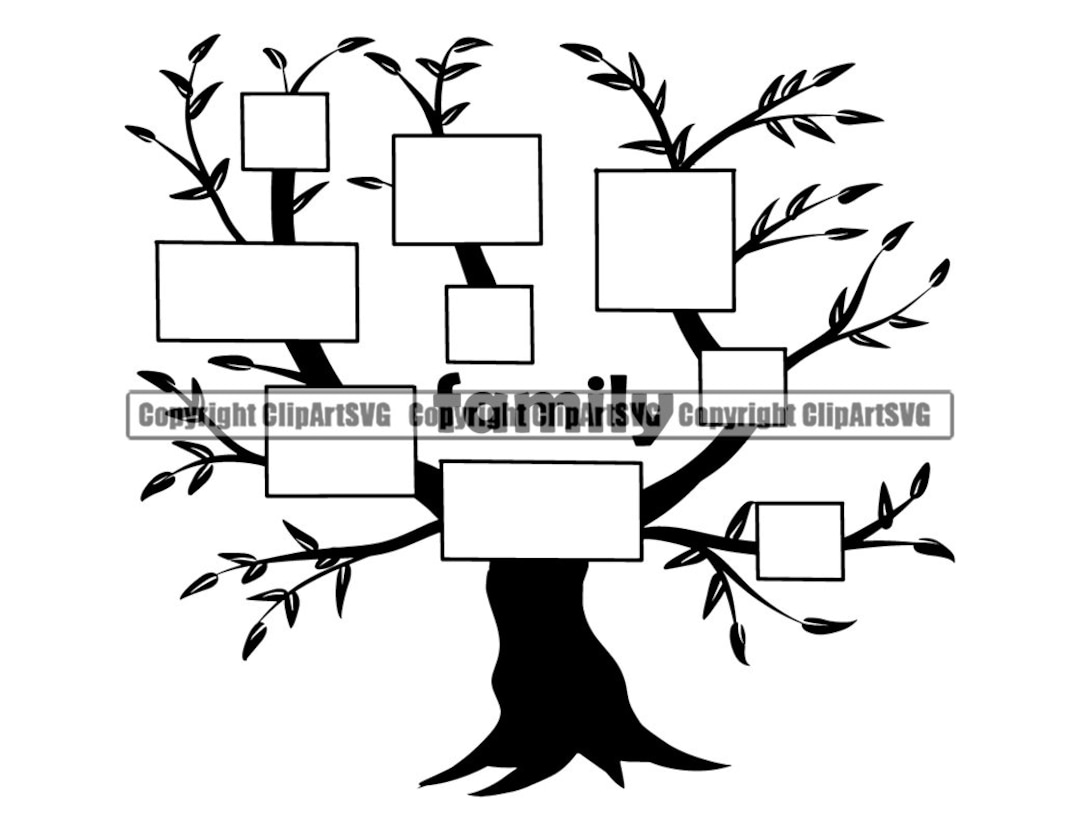 Family Tree Ancestry Picture Frame Wall Decoration Life Love Grow ...