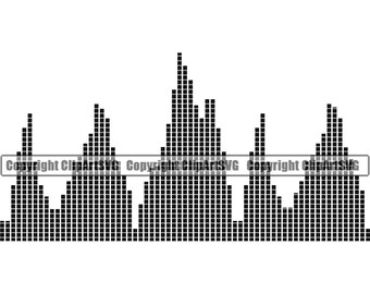 Sound Wave Audio Svg - Etsy