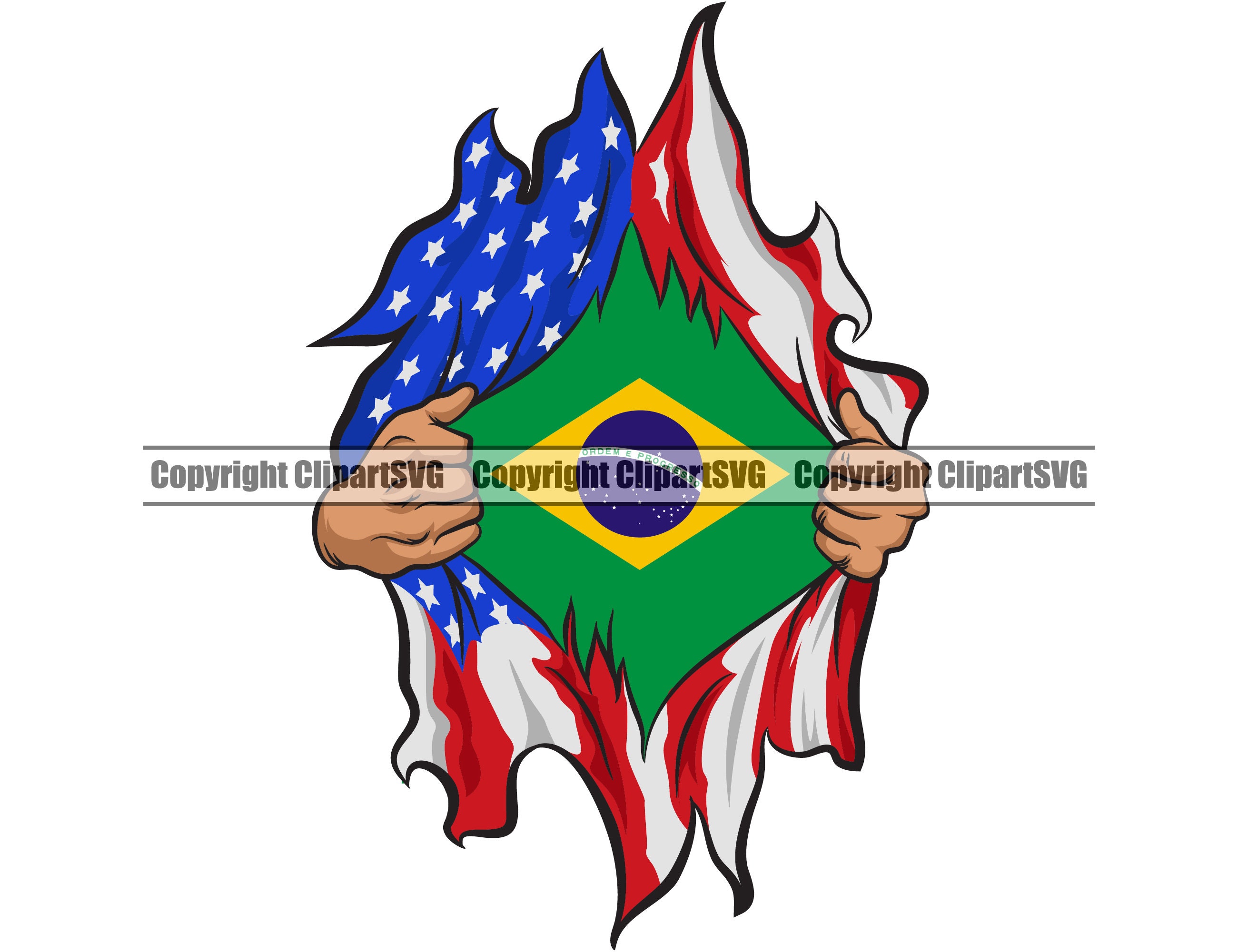 Brazil Pride Flag Brazilian South America Country World National Nation ...