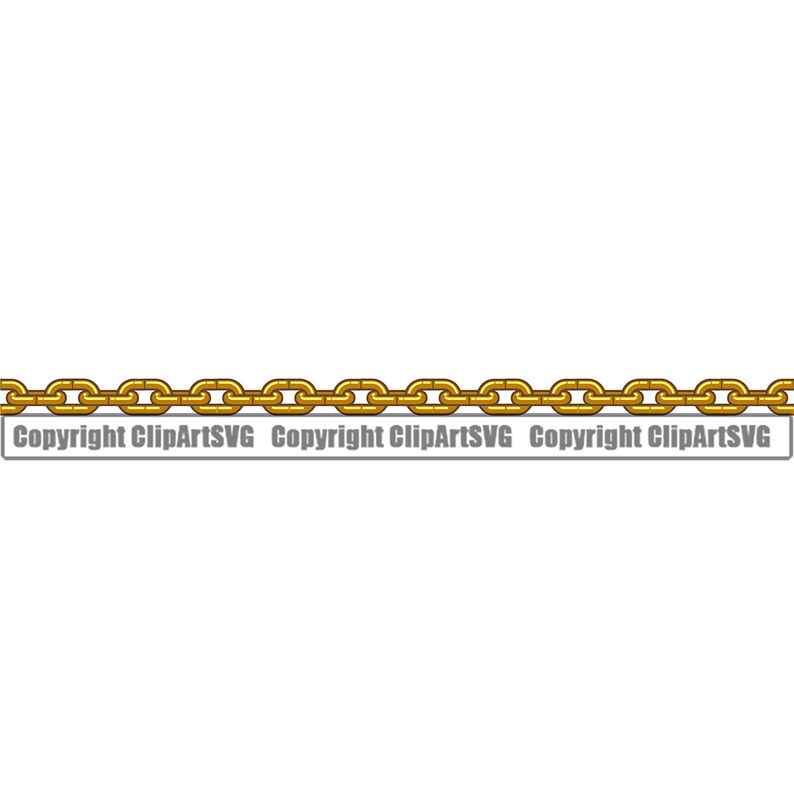 Chain Link Gold Line Frame Endless Metal Rope Stainless Steel Towing ...