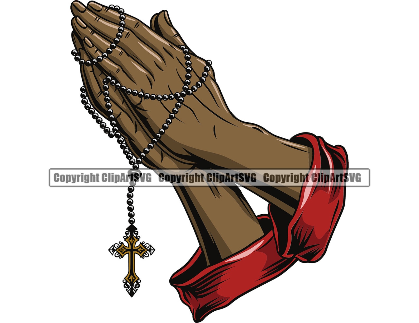 Black Hands Rosary Bead Pray Praying Prayer Jesus God Faith - Etsy