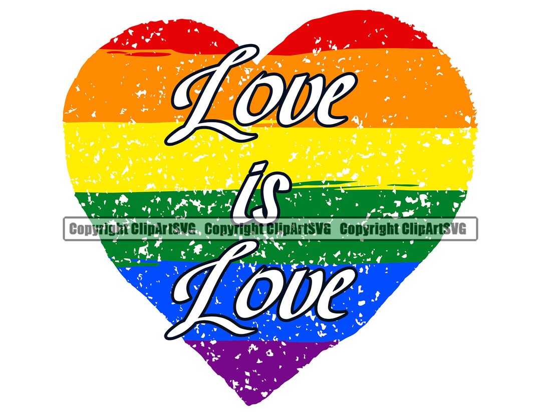 Gay Pride Rainbow Heart Flag LGBT Pride Rights Homosexual Lesbian Peace ...