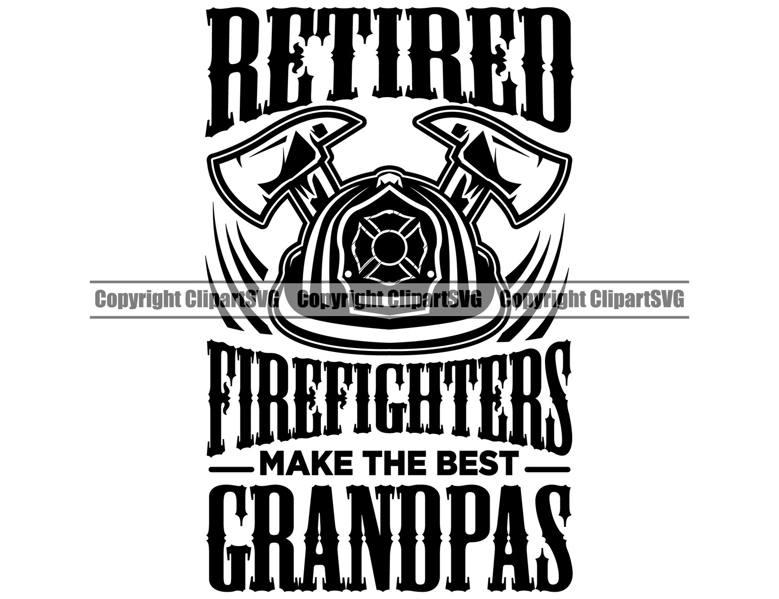 Firefighter Grandpa Retired Hero Shield Sign USA America American Flag ...