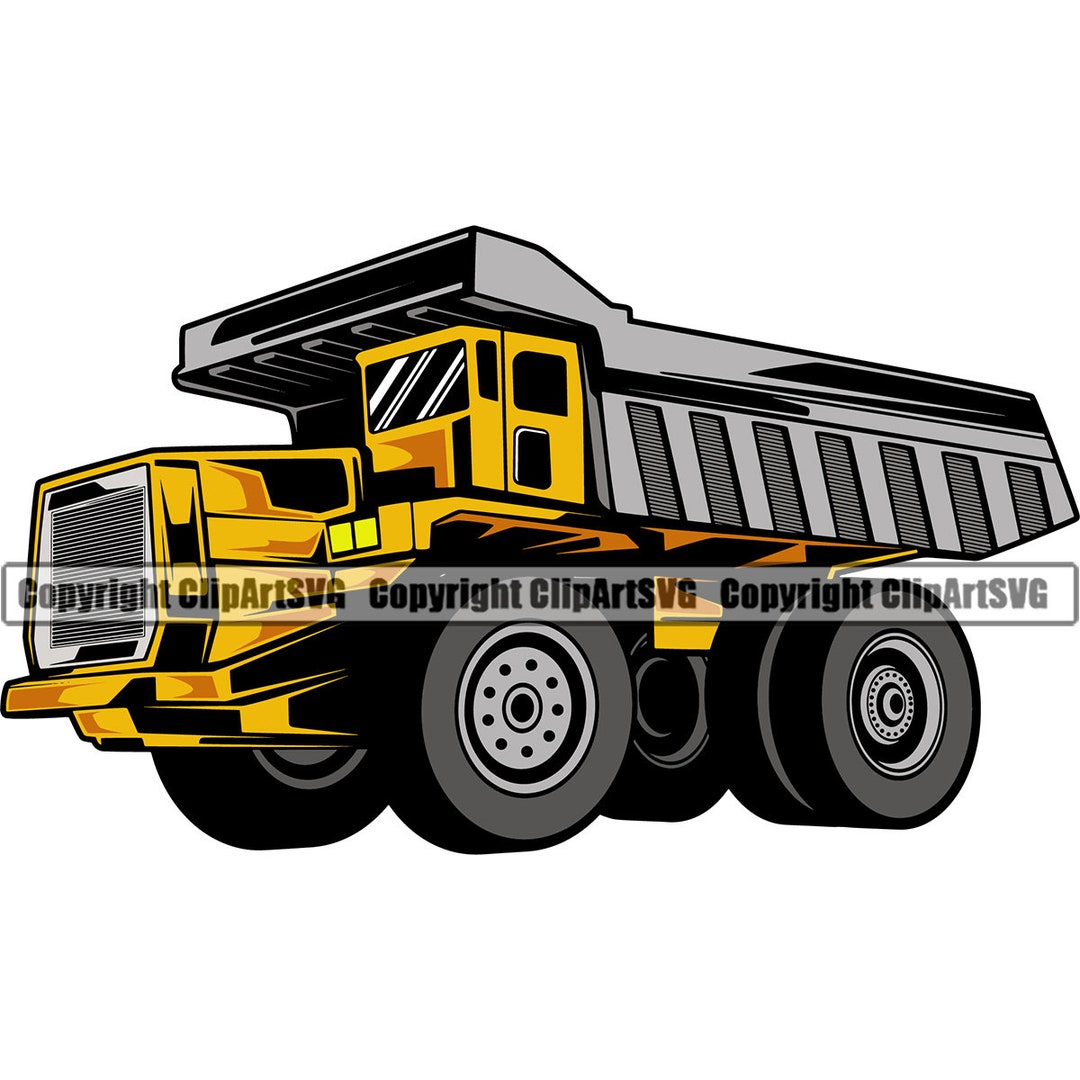 Dump Truck Heavy Industrial Dumper Load Construction Machine Vehicle ...