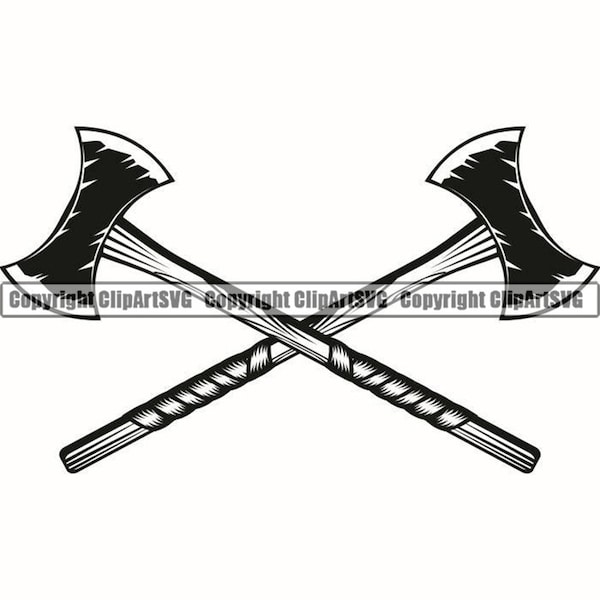 Viking Crossed Axes - Etsy