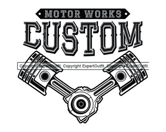 Car Engine Clipart | Etsy