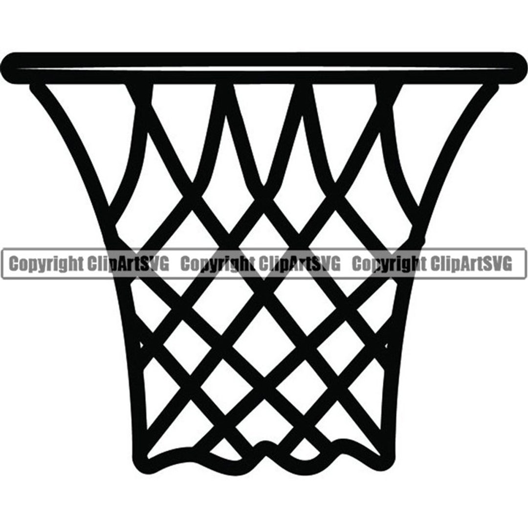 Basketball Hoop #24 Backboard Goal Rim Basket Ball Net Sports Game Icon ...