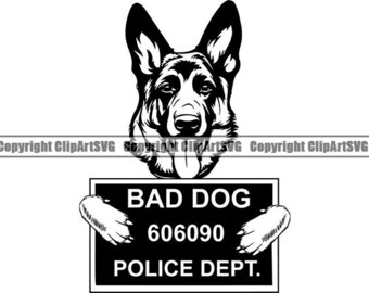 Bad Cop Svg - Etsy