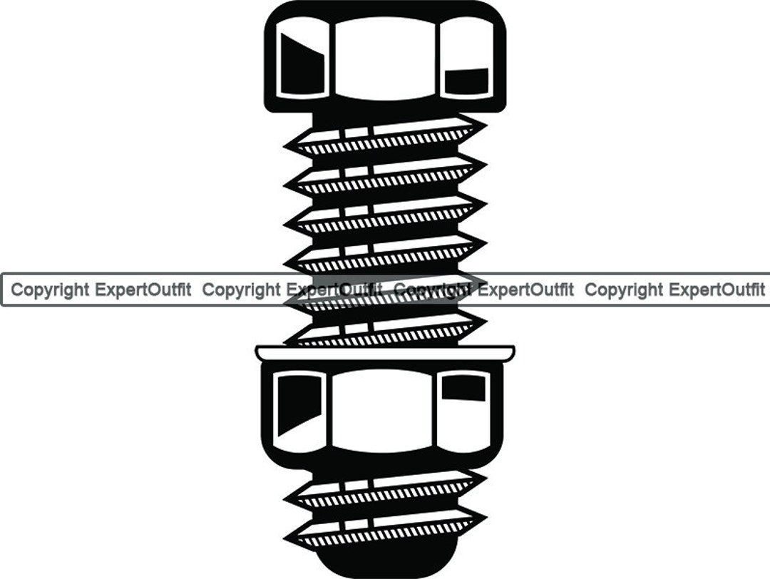 Hardware Mechanic Bolt Nut Thread Hole Mating Fasten Electrical ...
