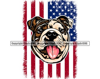 Bulldog Flag Svg - Etsy UK