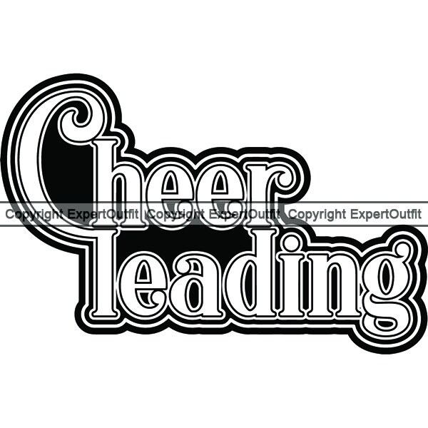 Cheer Cheerleading Cheerlead Dance Text Design Stamp Marker | Etsy